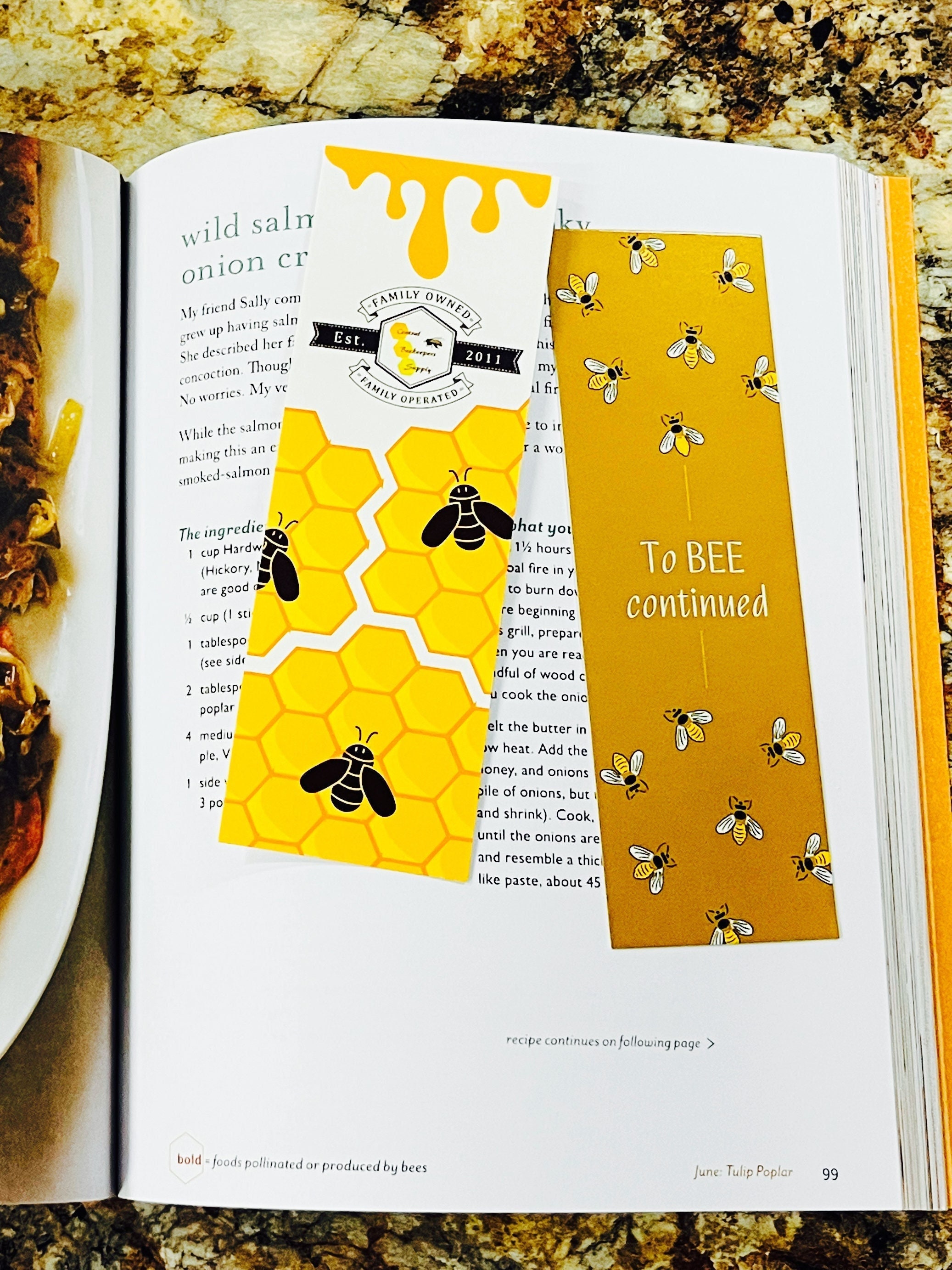 4 Honey Bee Bookmarks, Beekeeping Bookmarks, Book Holder, Book Lover ...