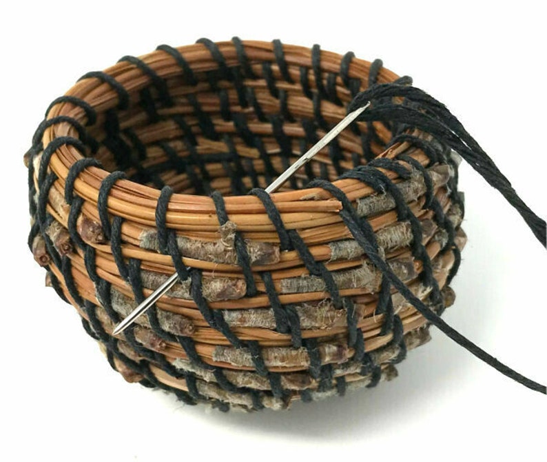 Pine Needle Basket Kits Coiled Basket Kit for Beginners - Etsy