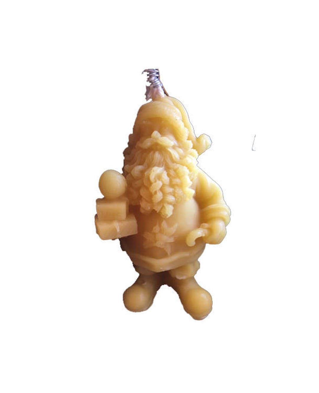 100% Beeswax Santa Claus Ornament, Cool Ornament, Beekeeper Gift ...