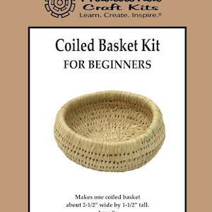 Coiled Basket Kit for Beginners, Basket Weaving Kit, Traditional Craft ...