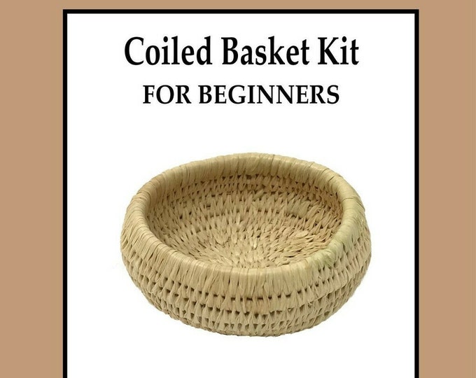 Coiled Basket Kit for Beginners Basket Weaving Kit - Etsy