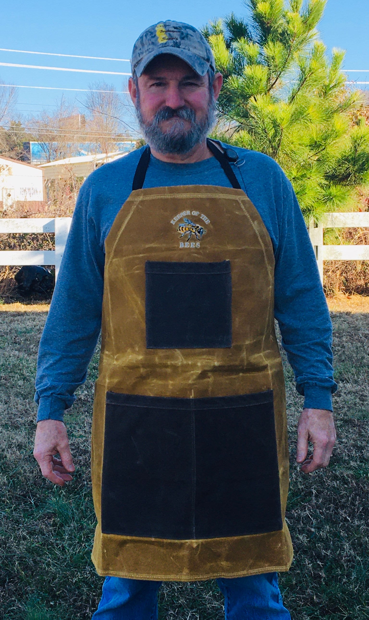 Waxed Canvas Honey Harvesting Apron Beekeeper Gift Cool | Etsy