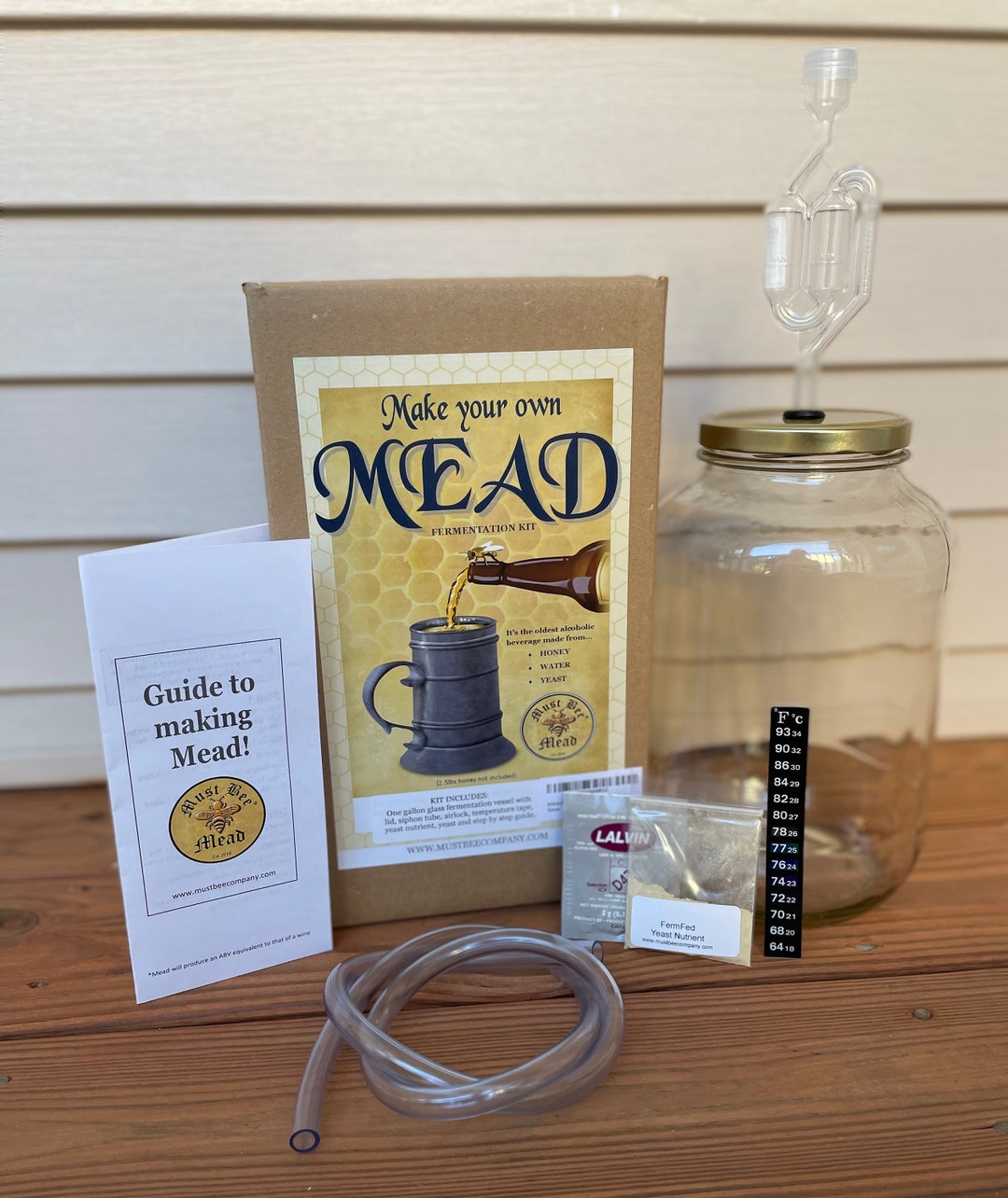 Make Your Own Mead Kit, Everything You Need, Honey Wine - Etsy