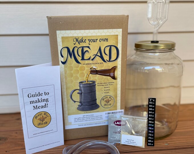 Make Your Own Mead Kit, Everything You Need, Honey Wine - Etsy