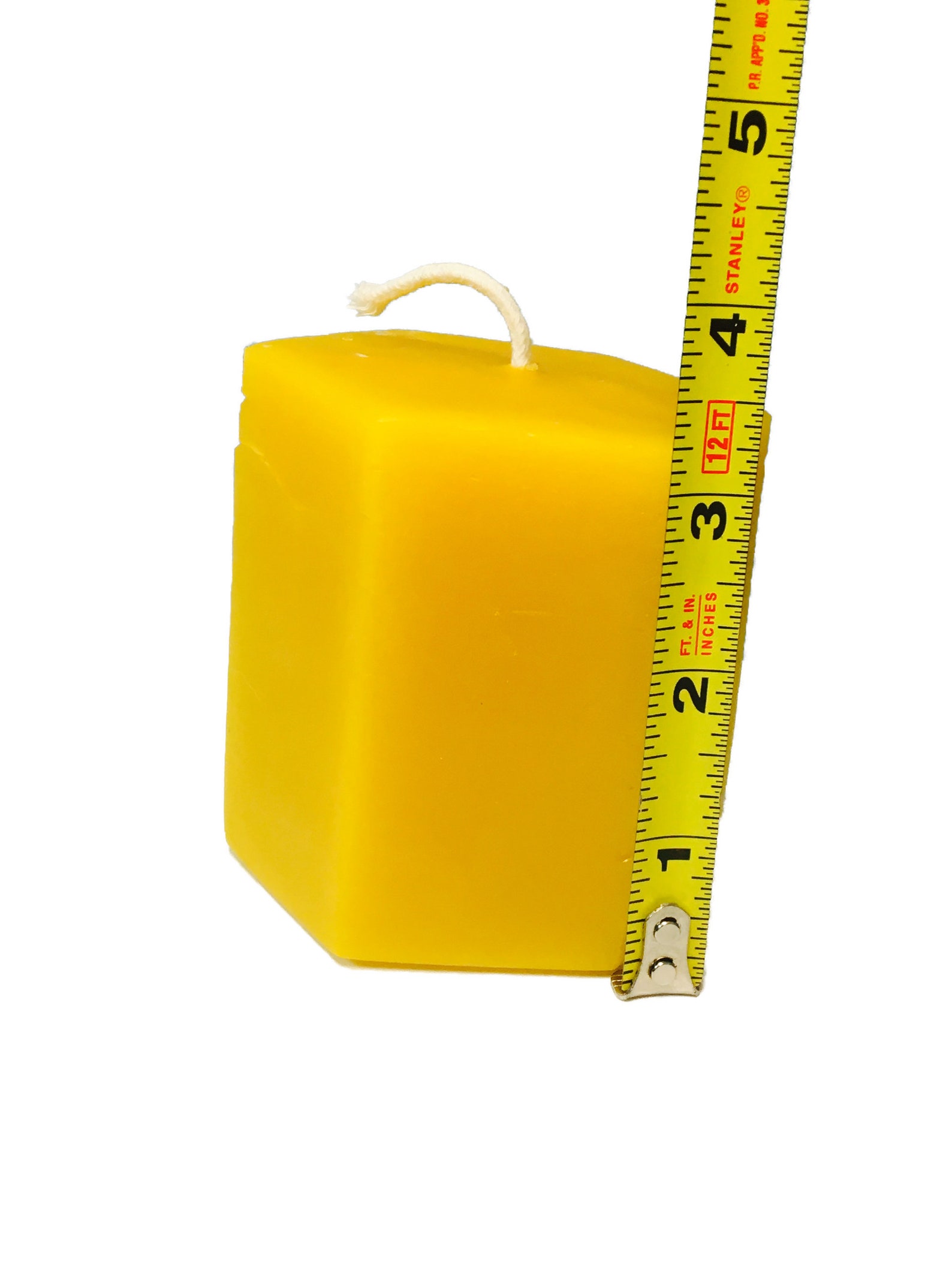 Beeswax Candle Hex Hexagon Candle All-natural Clean - Etsy