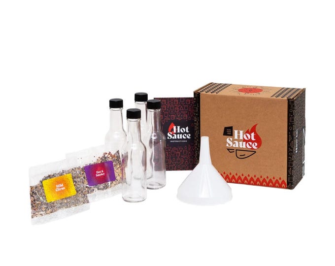 DIY Make Your Own Hot Sauce Kit, Great Teen Gift Idea, Homesteading ...