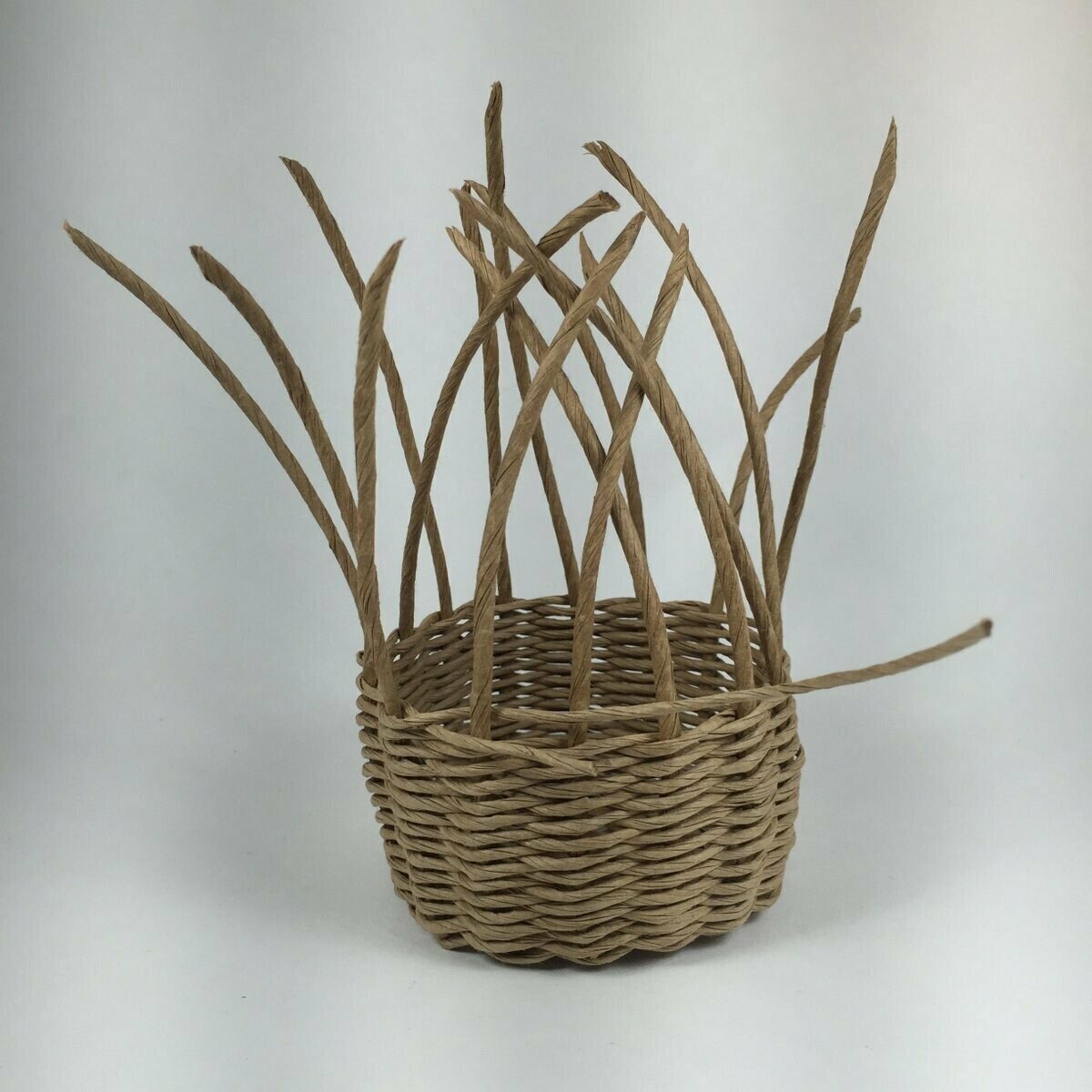 Twined Basket Kit for Beginners Basket Weaving Kit - Etsy