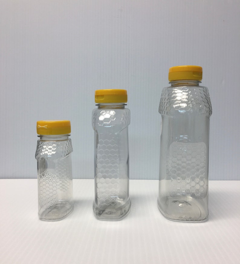 6 Pack Plastic Hourglass Squeeze Honey Container Honey | Etsy