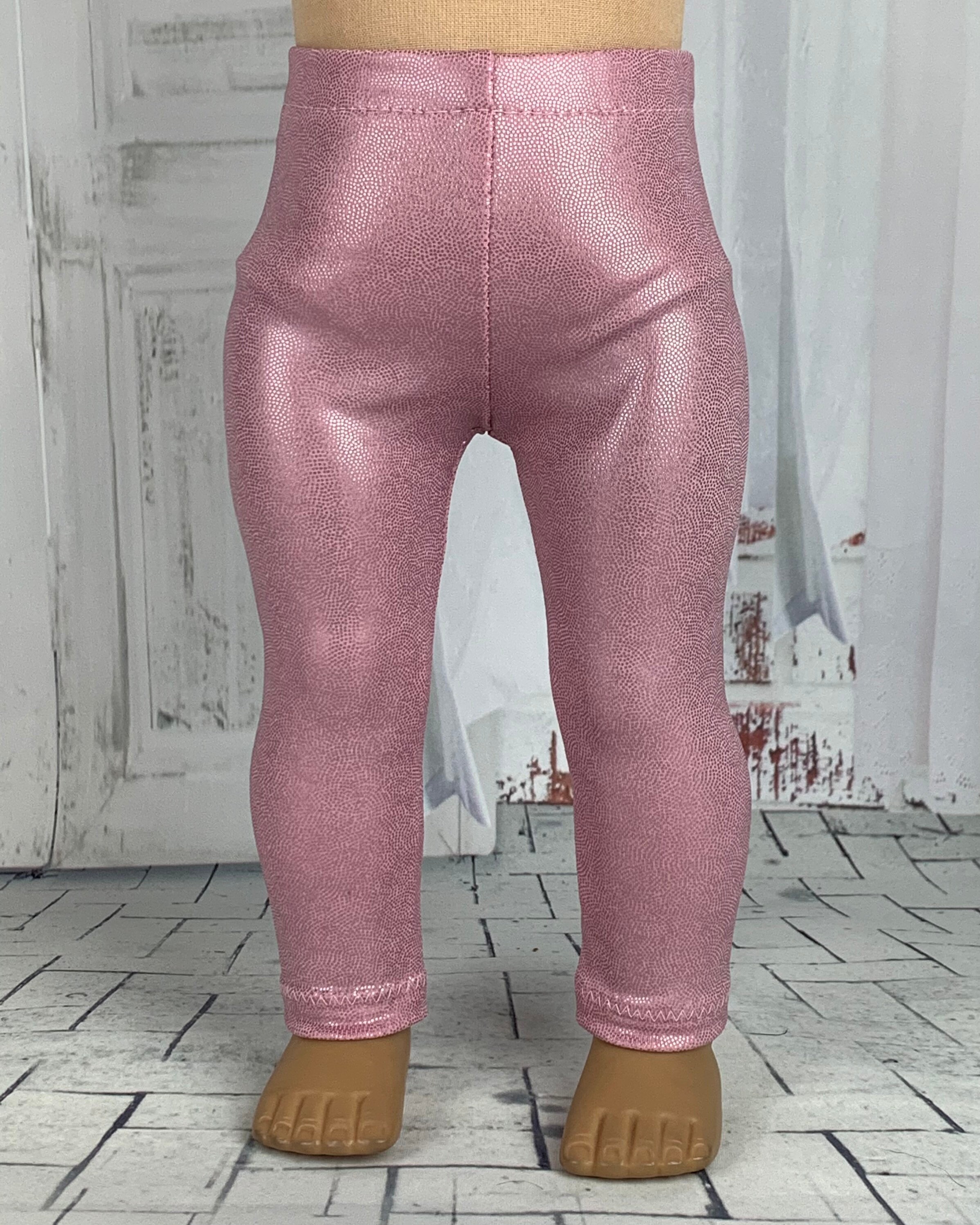 Matte Pink 18 inch Doll Leggings Doll Clothes made to fit | Etsy