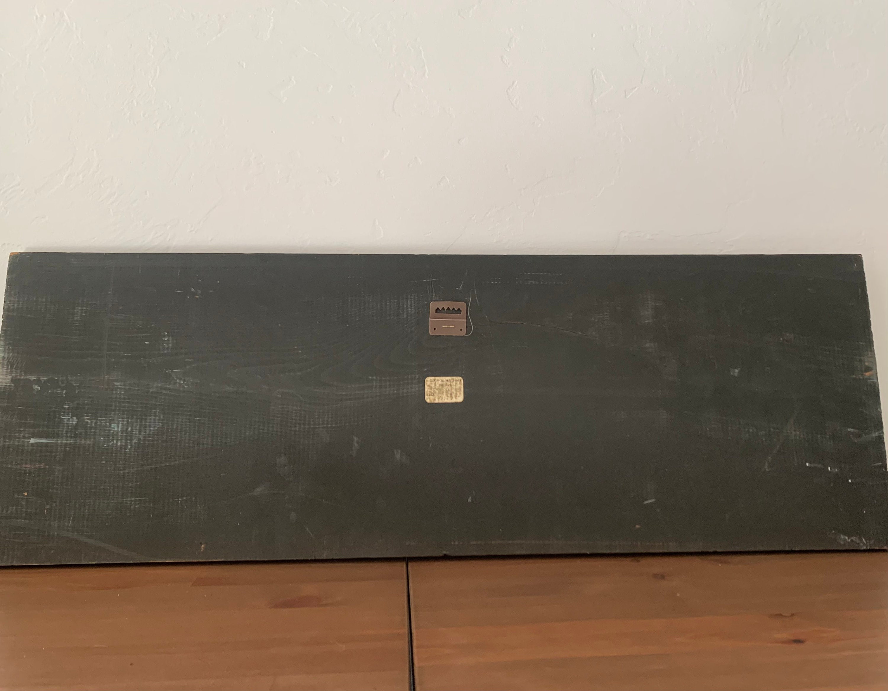 Vintage George Nathan Folk Art Wood Panel - Etsy