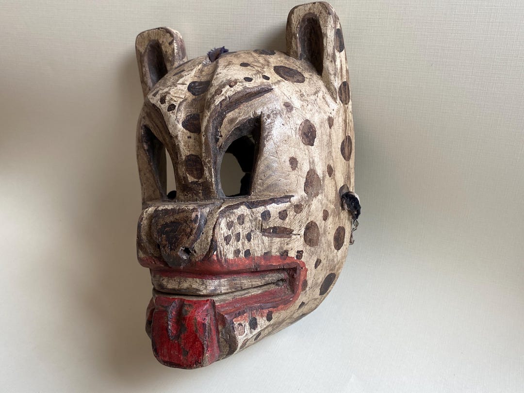 Vintage Tiger Dance Mask. - Etsy