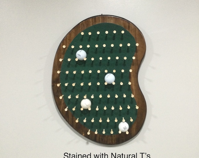 Putting Green Shaped Golf Ball Display - Etsy