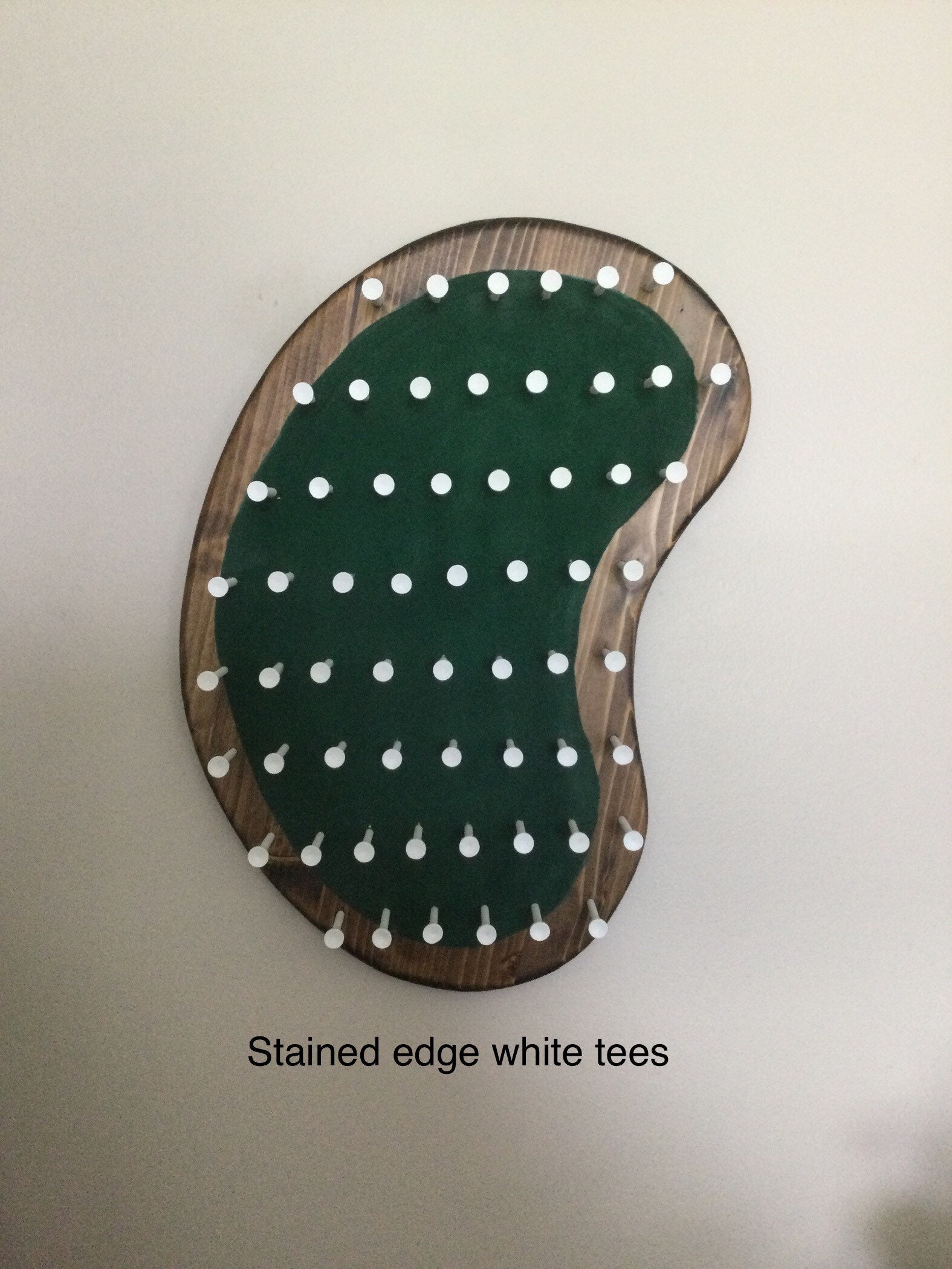 Putting Green Shaped Golf Ball Display - Etsy