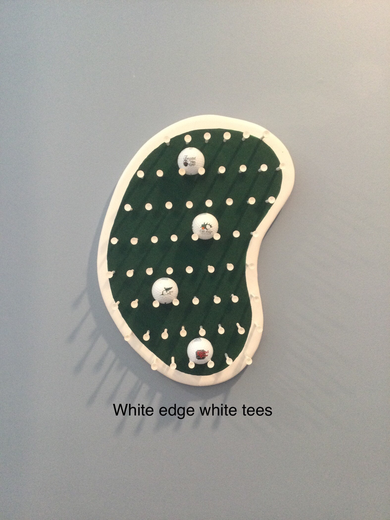 Putting Green Shaped Golf Ball Display - Etsy