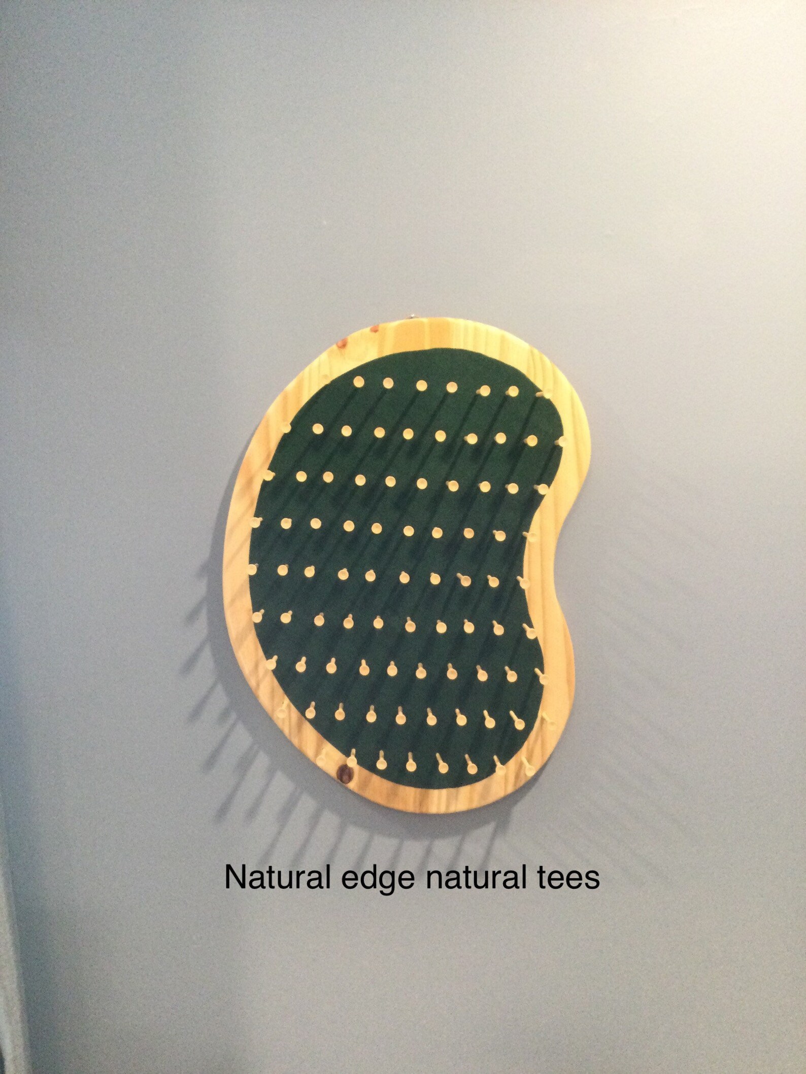 Putting Green Shaped Golf Ball Display - Etsy