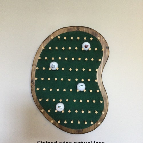 Putting Green Shaped Golf Ball Display - Etsy