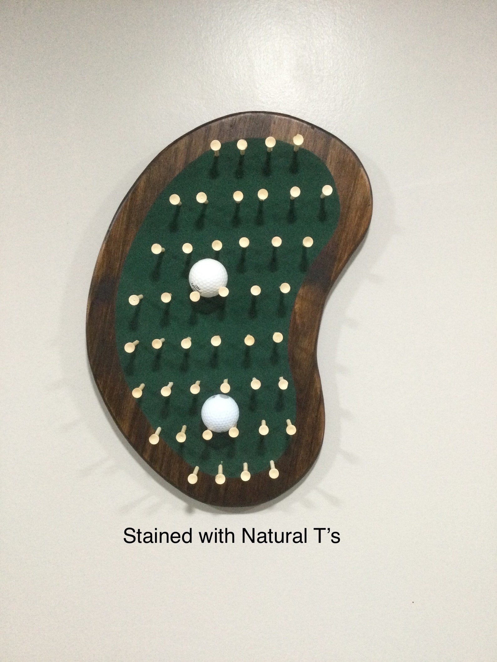 Putting Green Shaped Golf Ball Display - Etsy