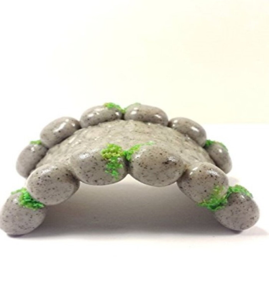 Miniature Stone Bridge With Moss. Fairy Garden Accessories, Dollhouse ...