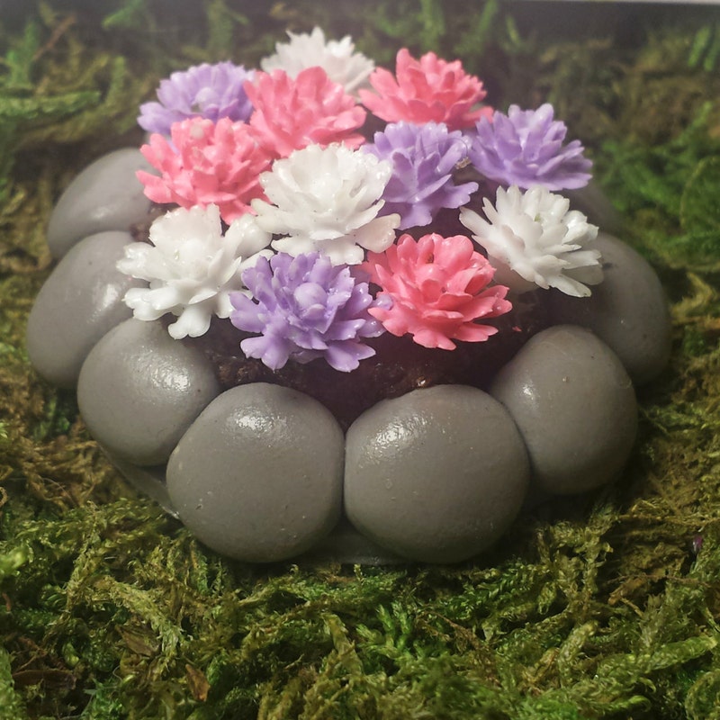 Rock Flower Doll - Etsy