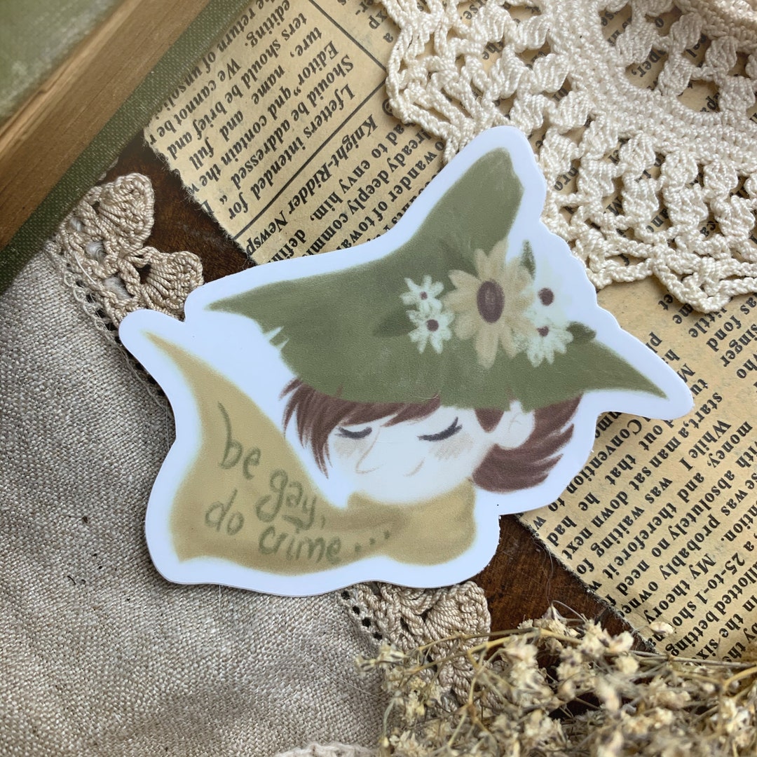Snufkin Pride Vinyl Sticker - Etsy
