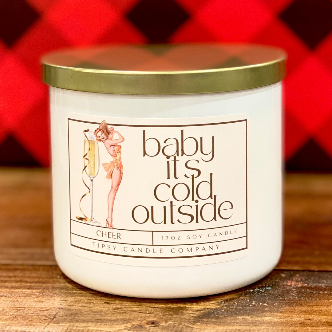 Cheer 3 Wick, Baby Its Cold Outside, Soy Handmade, Holiday Scents ...