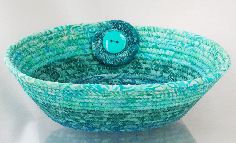 Rope Bowl Instructions PDF Pattern Fabric Wrapped Cord - Etsy Hong Kong