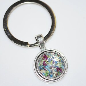 Funeral Flower Memorial Key Chain-dried Flower Petal Key Chain With ...