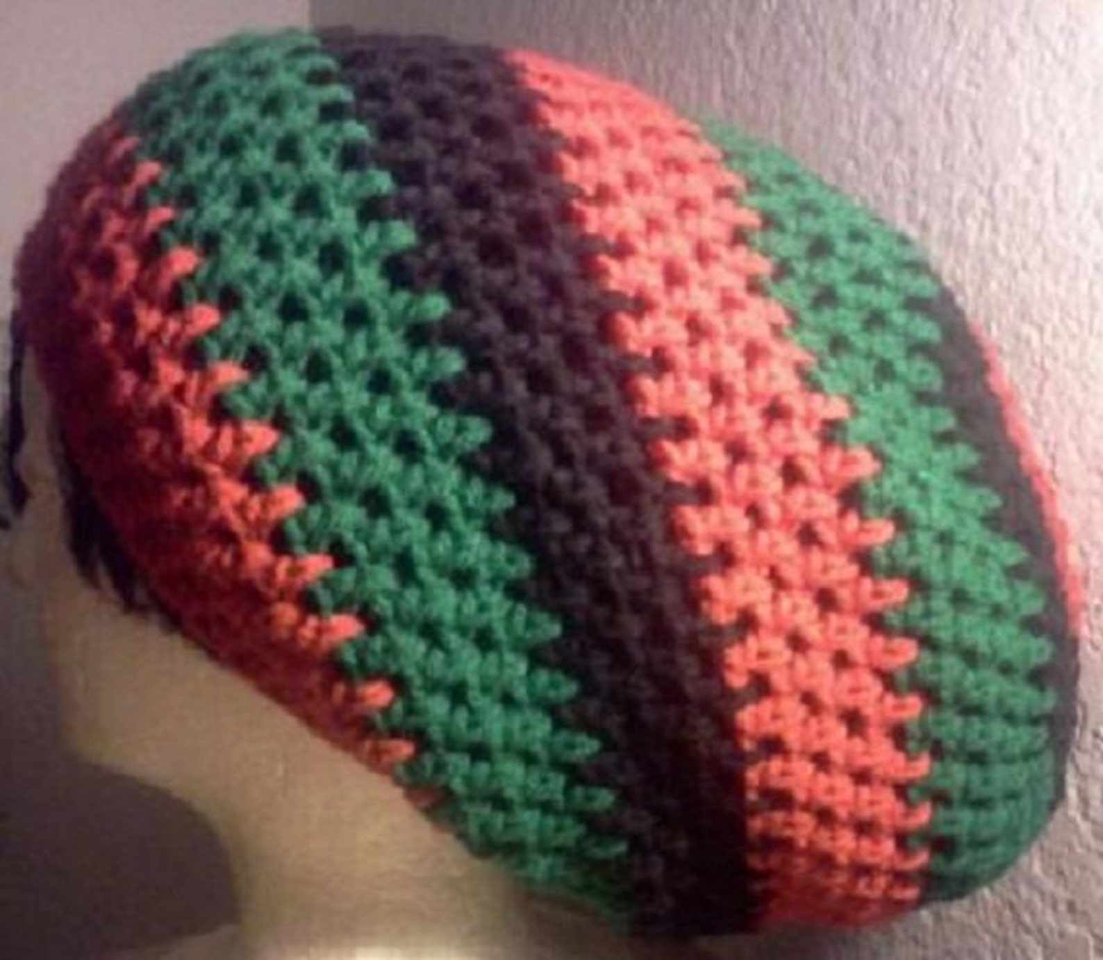 African Pride Rastafarian Tam // Crochet Tams // Slouchy Hats // Rasta ...
