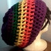 Custom Mandala Topper Rasta Tam // Crochet Tams // OOAK Unisex - Etsy