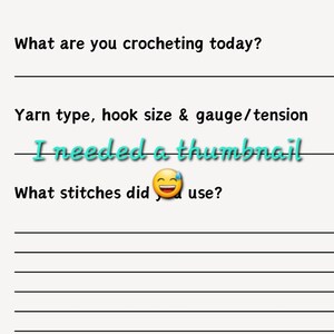 Crochet Pattern Design Template - Etsy