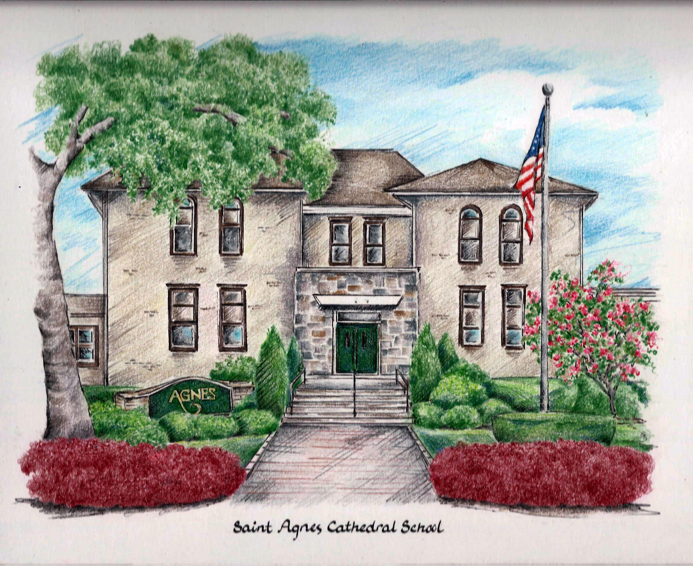 School House Illustration