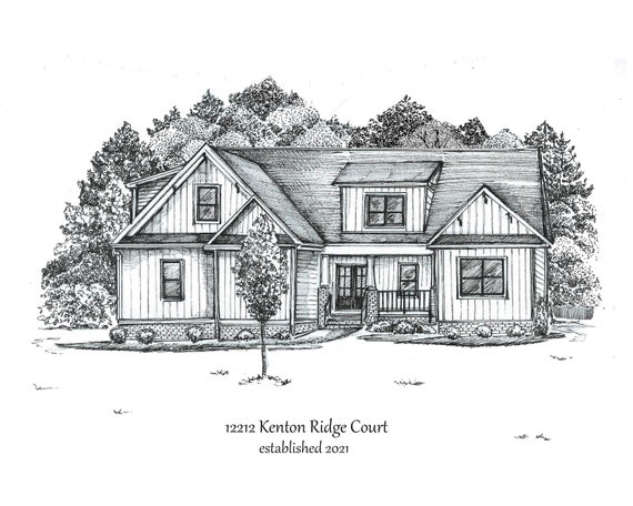 New Pen And Ink House Drawings