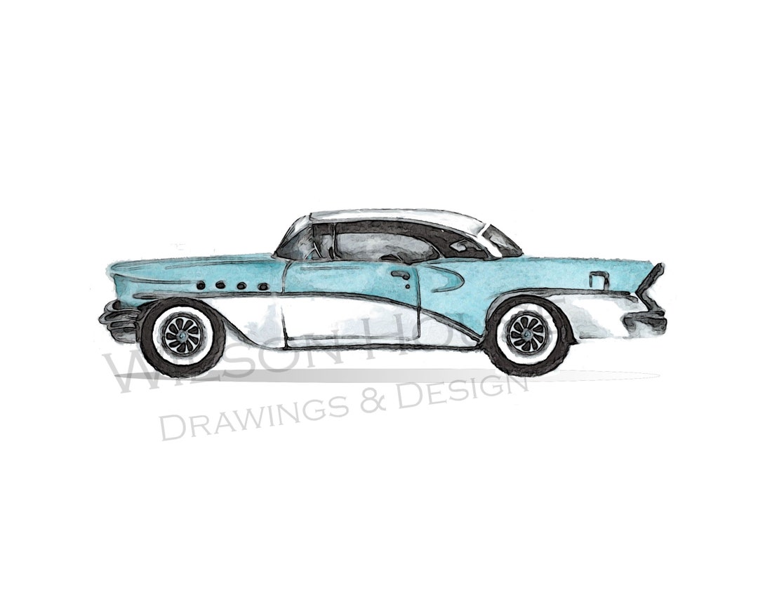 Custom Car Drawing/ Custom Car Sketch/ Car Illustration/ Custom Car ...