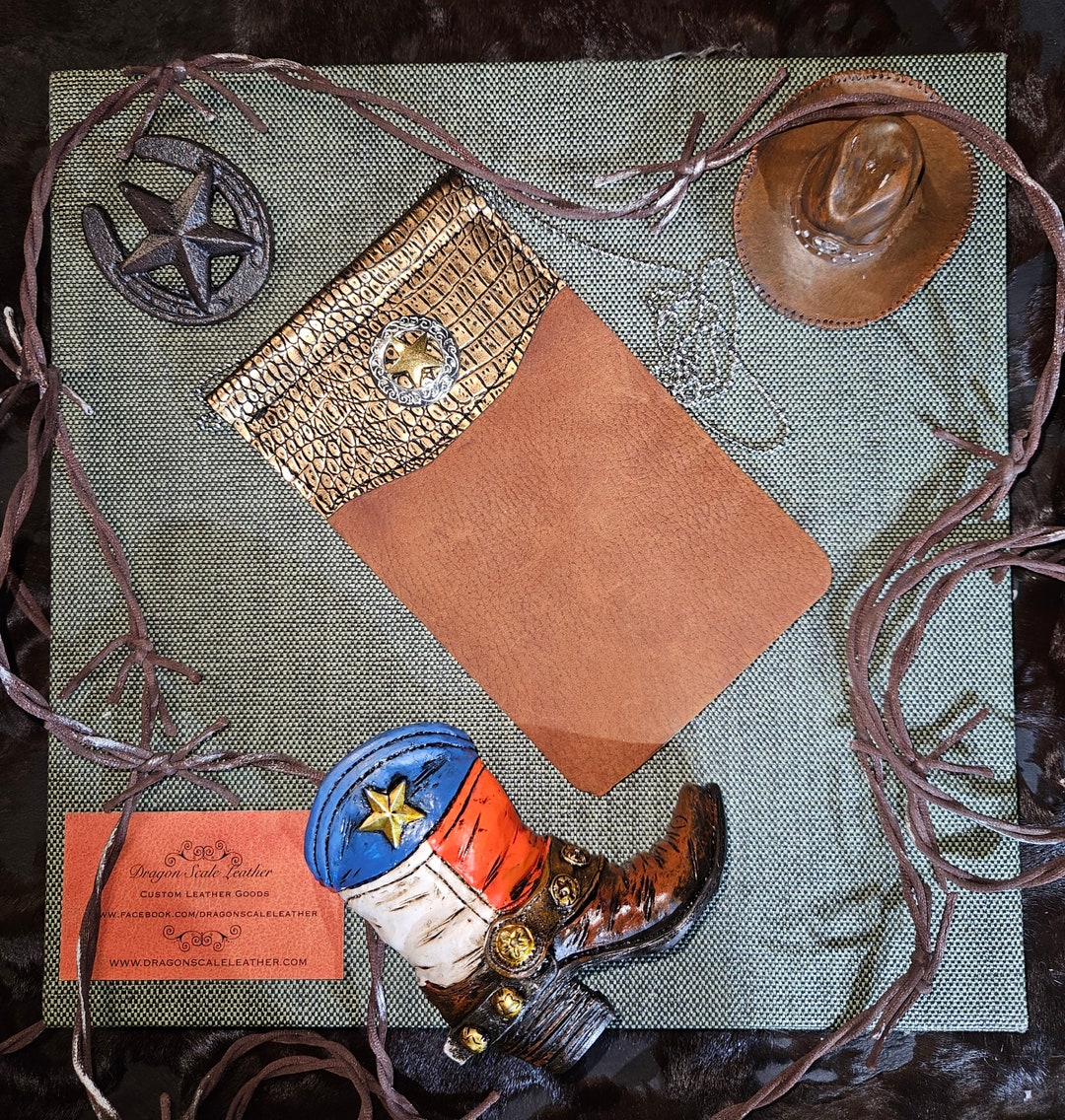 Leather Rodeo Committee Badge Holder. Just in Time for the Houston ...