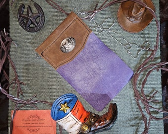 Leather Rodeo Committee Badge Holder. Just in Time for the Houston ...