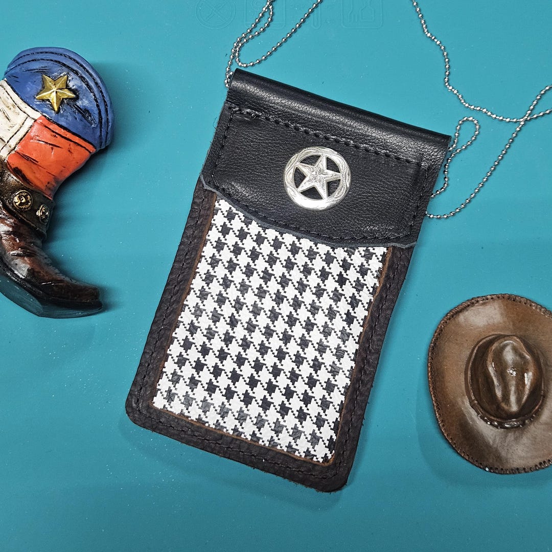 Leather Rodeo Committee Badge Holder. Just in Time for the Houston ...