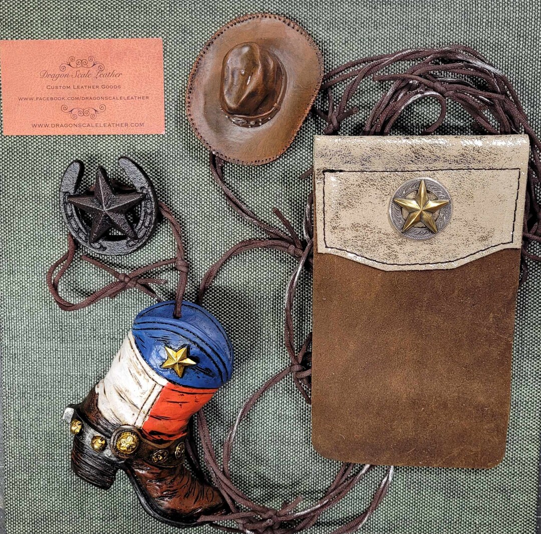Leather Rodeo Committee Badge Holder. Just in Time for the Houston ...