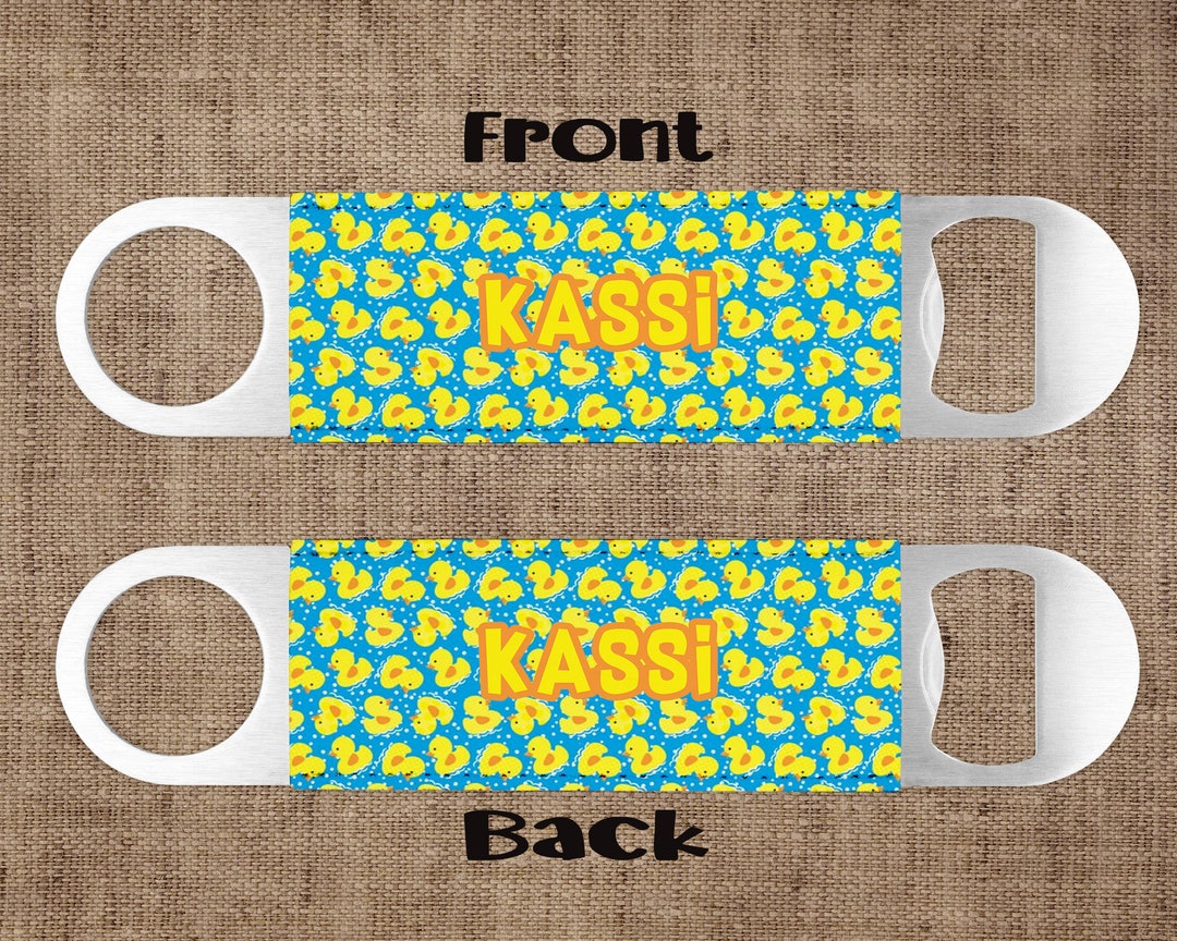 Rubber Duck Monogram Bar Key, Rubber Ducky Monogram Bottle Opener, Duck ...