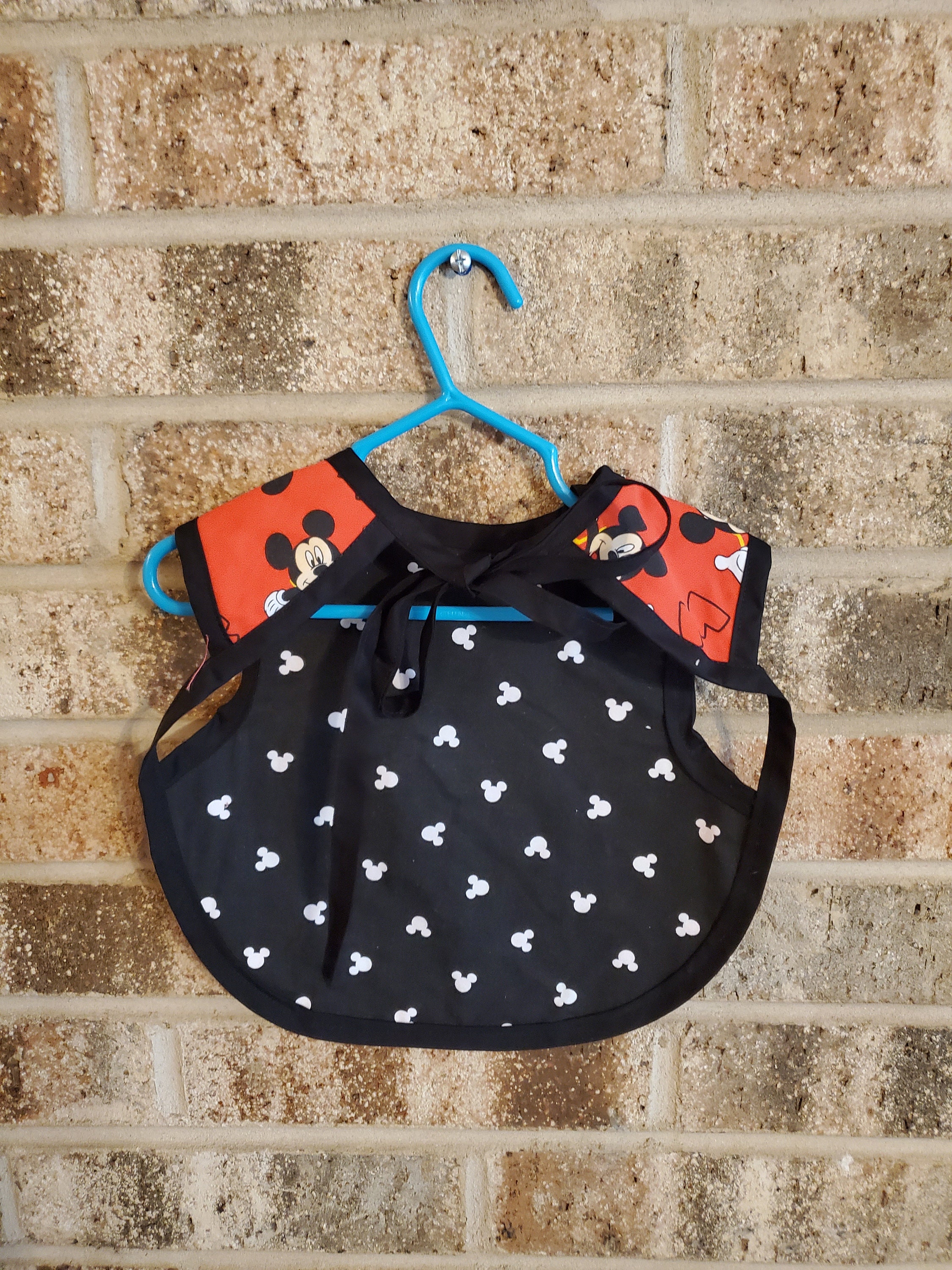 Ready to Ship Mickey Mouse Bib Apron