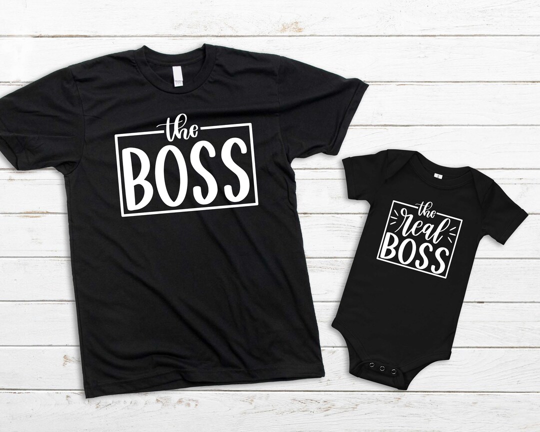 The Boss the Real Boss Matching Set the Boss the Real Boss - Etsy