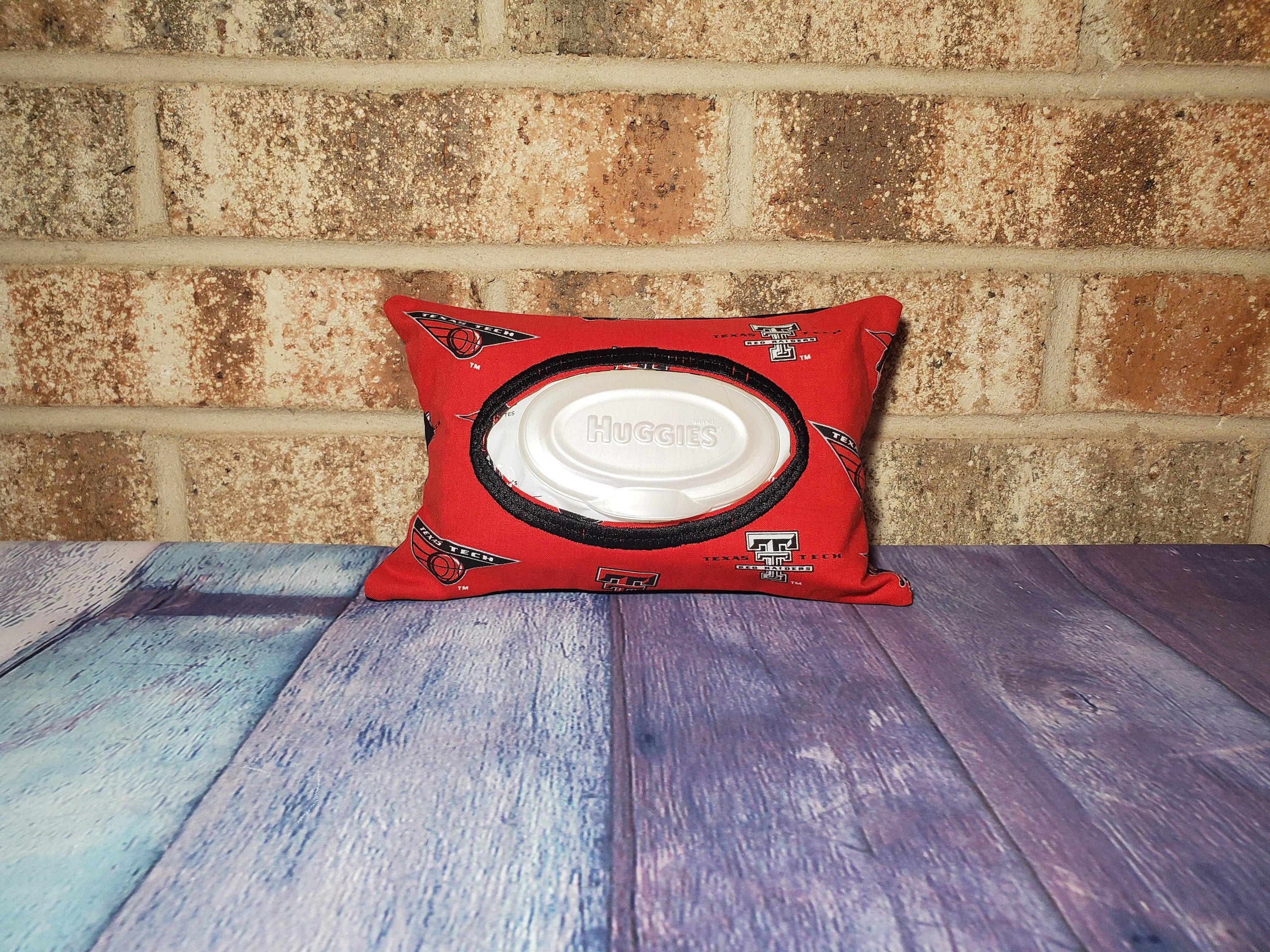 Ready To Ship Texas Tech Baby Wipes Cover