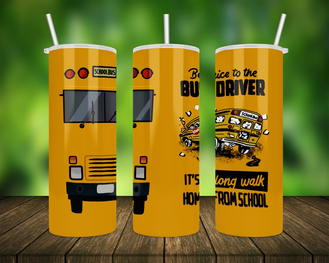 Bus Driver Stainless Steel Tumbler, Bus Driver Tumbler, Bus Driver ...