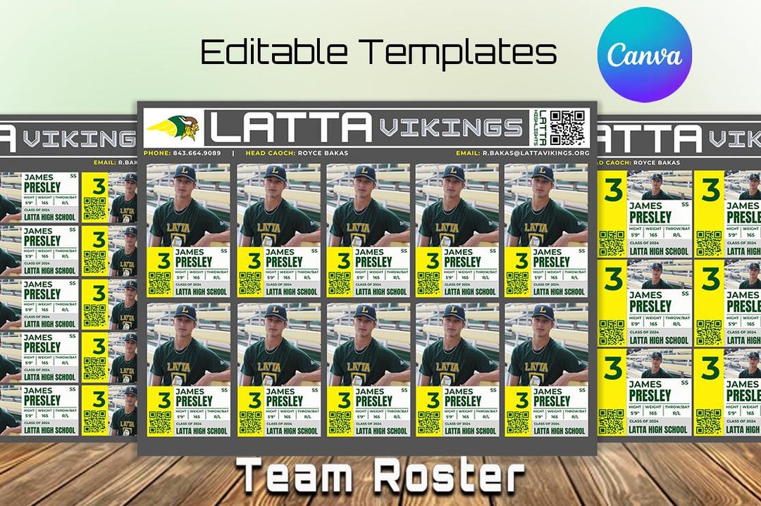 Customizable Premier Editable Player Profiles, Softball, Baseball ...