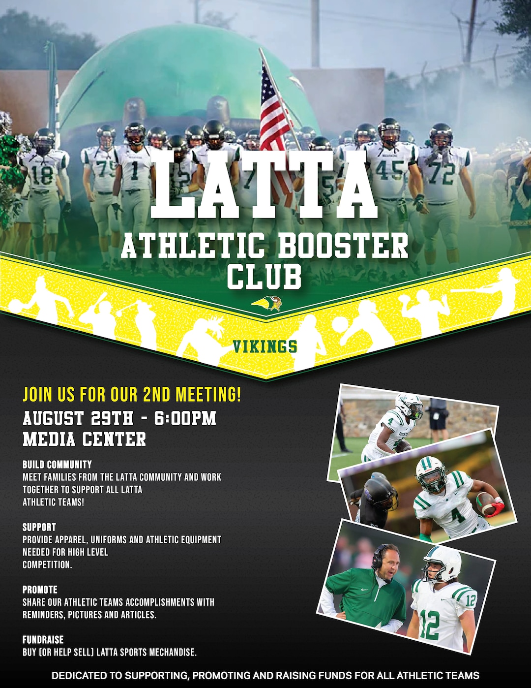 Booster Club Flyer - Etsy