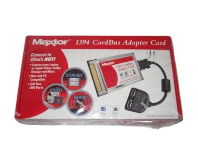 Maxtor 1394 Firewire Cardbus Adapter Card Sealed - Etsy