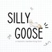 Silly Goose Font Handwritten Script Font Procreate Font - Etsy