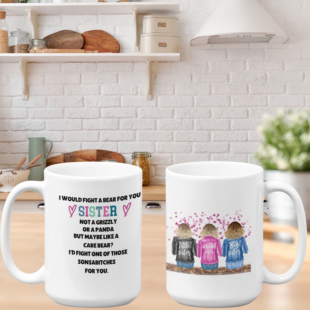 Personalized Sister Mug Custom Sister Mug Coffee Cup Sister - Etsy
