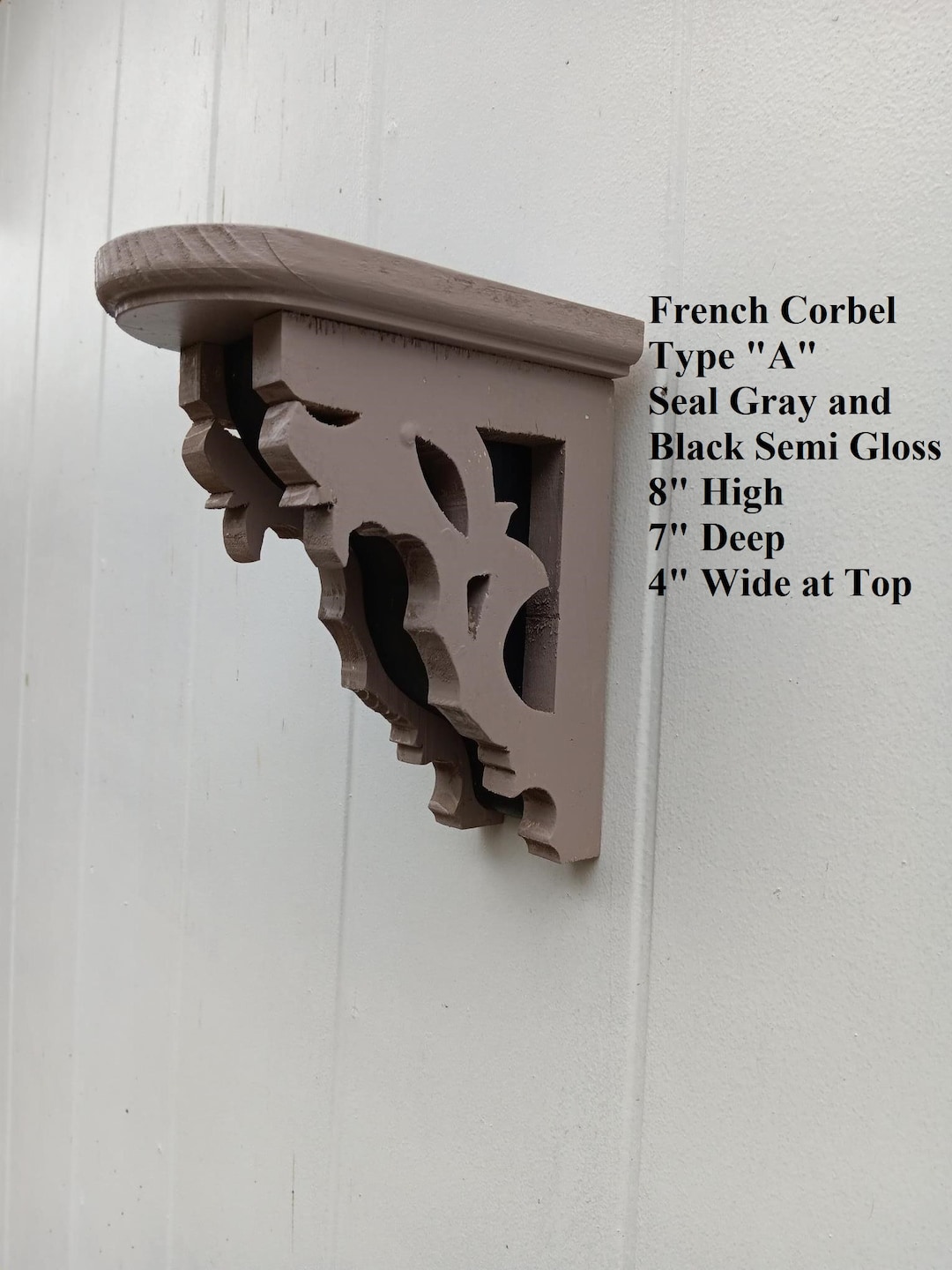 French Corbels/distressed or Solid Color/wooden Corbels/many Colors ...