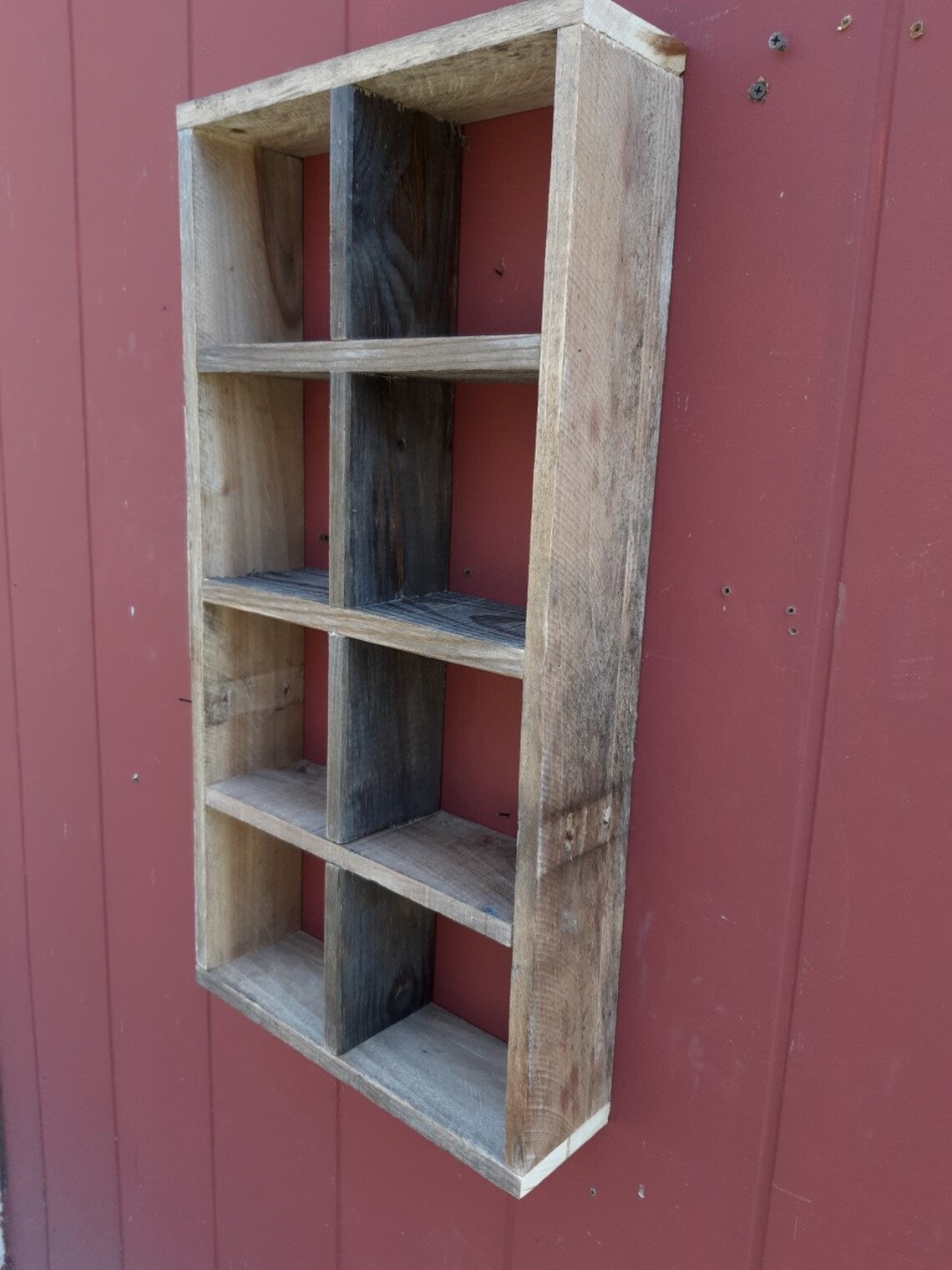 8 Cubby Hole Shelf/6 x 6 square/4 inches | Etsy
