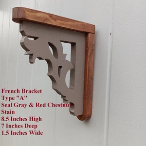 French Flower Brackets/corner Brackets/made to Order/choose Your Colors ...